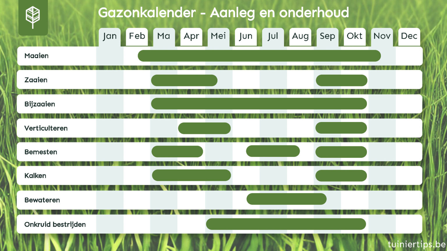 Je gazon bemesten: Wanneer gras bemesten, hoe en waarom. - TuinierTips